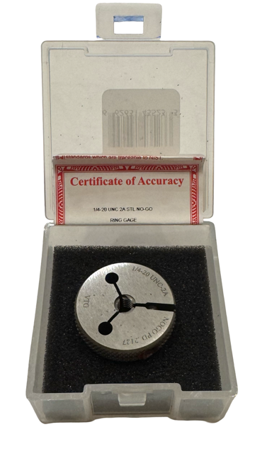 Vermont Gage No-Go Thread Ring Gage 1/4"-20 - NC - Class 2A – Michigan Wholesale Tool Supply