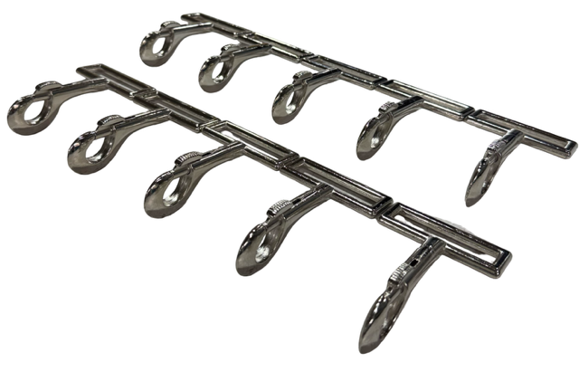 4" Fixed Eye Square Loop Safety Snaps, 2" Eye, 7/16" Opening 10 Pack ...